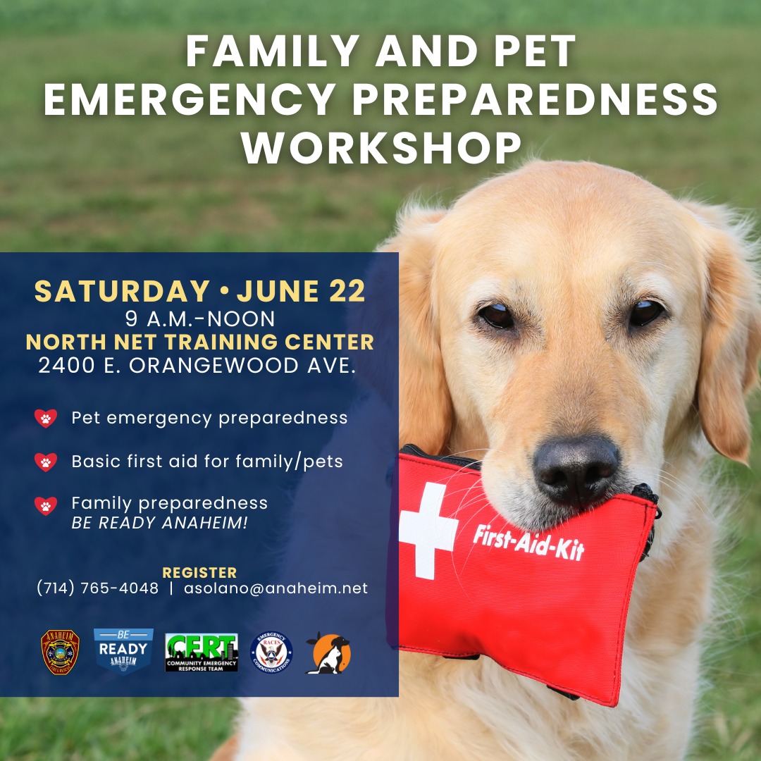 Family and Pet Emergency Preparedness Workshop | OC Animal Care